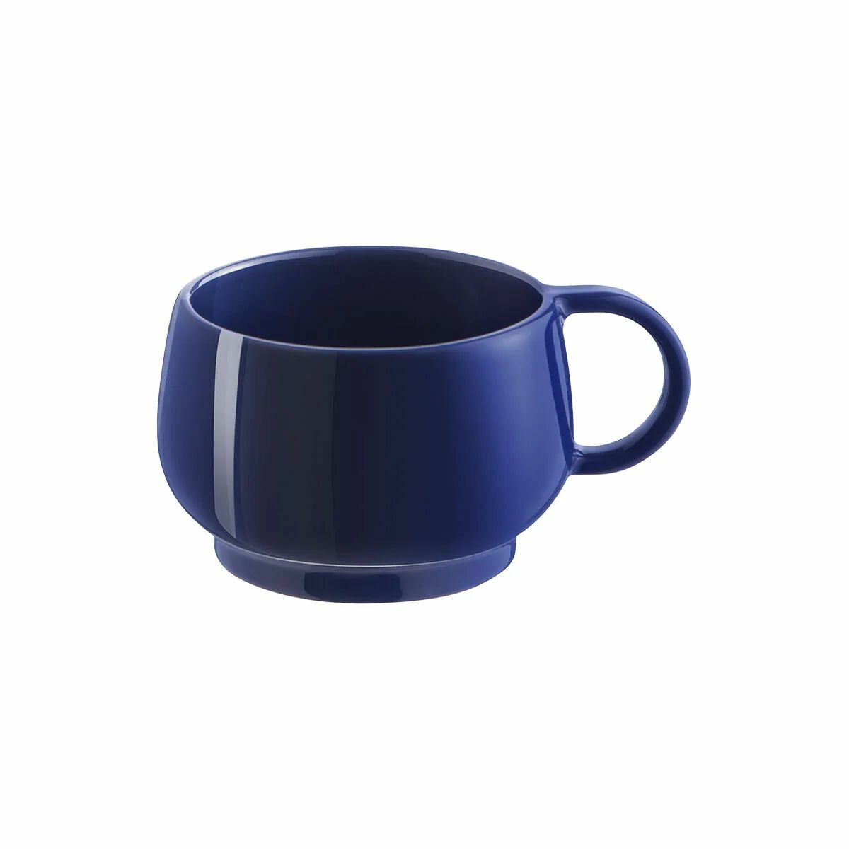 Чашка кофейная для эспрессо керамическая Degrenne Empileo Bleu Gourmet, 100 мл, синяя