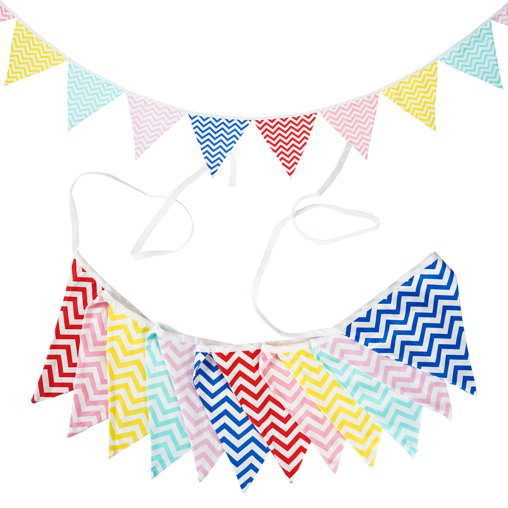 Флаги и вымпелы "Радужная волна", хлопок, для детского сада, свадьбы, фотосессии