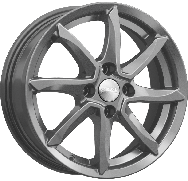 Диски легковые литые 6.0*15 4*100 et37 h60.1 SKAD Осака Графит(цвет)