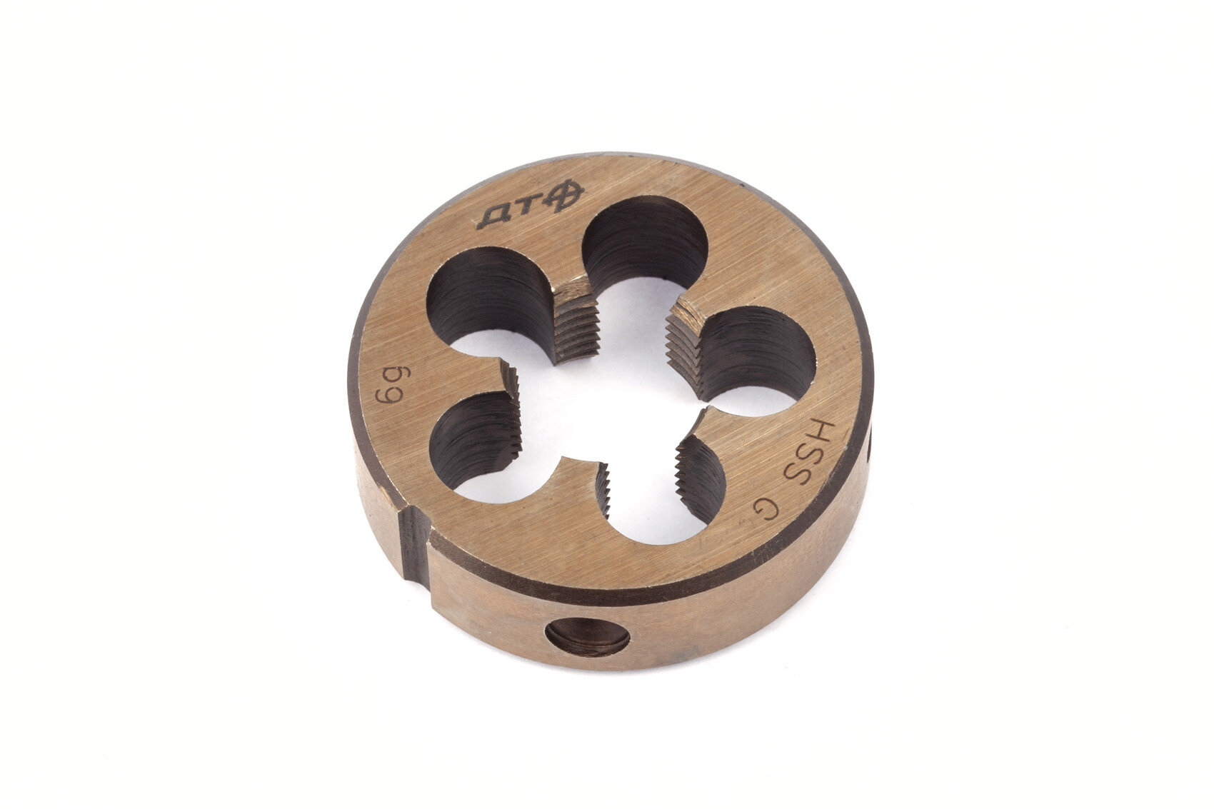 Плашка Дело Техники M20 × 1,5 мм; Ø45, сталь HSS4341, 234205