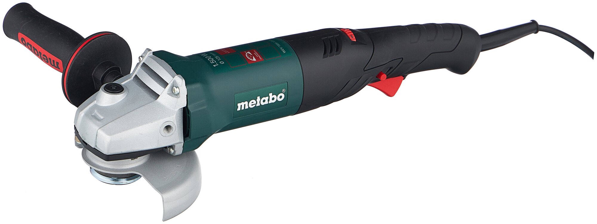 Угловая шлифовальная машина METABO WEV 1500-125 RT 601243000 11000 об/мин, 1500 Вт