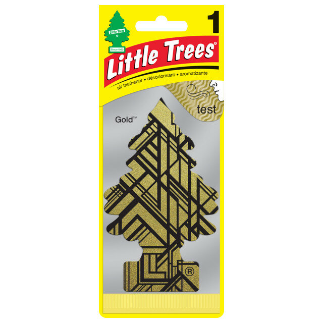 Little Trees Ёлочка Gold ароматизатор для авто хвойный свежий новогодний внутри салона