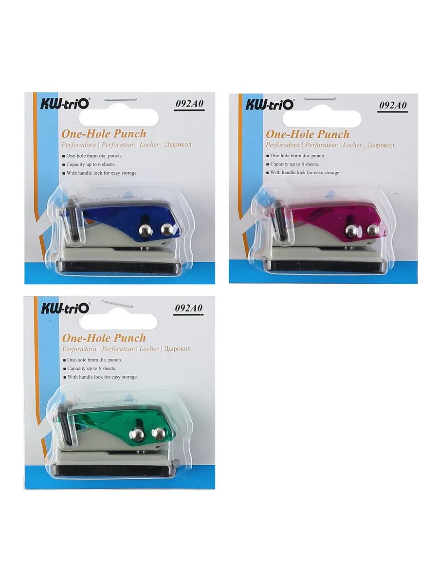 Дырокол на 1 отверстие 6 листов