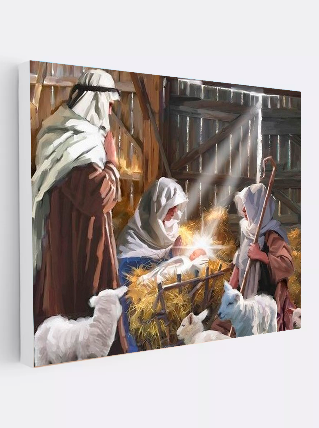 Картина по номерам "Рождение Христа" 40х50 см, хлопковый холст на подрамнике, акрил, АртТойс