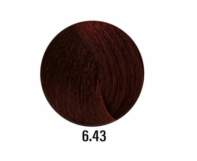 PUNTI DI VISTA Nuance Краска для волос с церамидами 6.43 золотой темный блондин , 100 мл