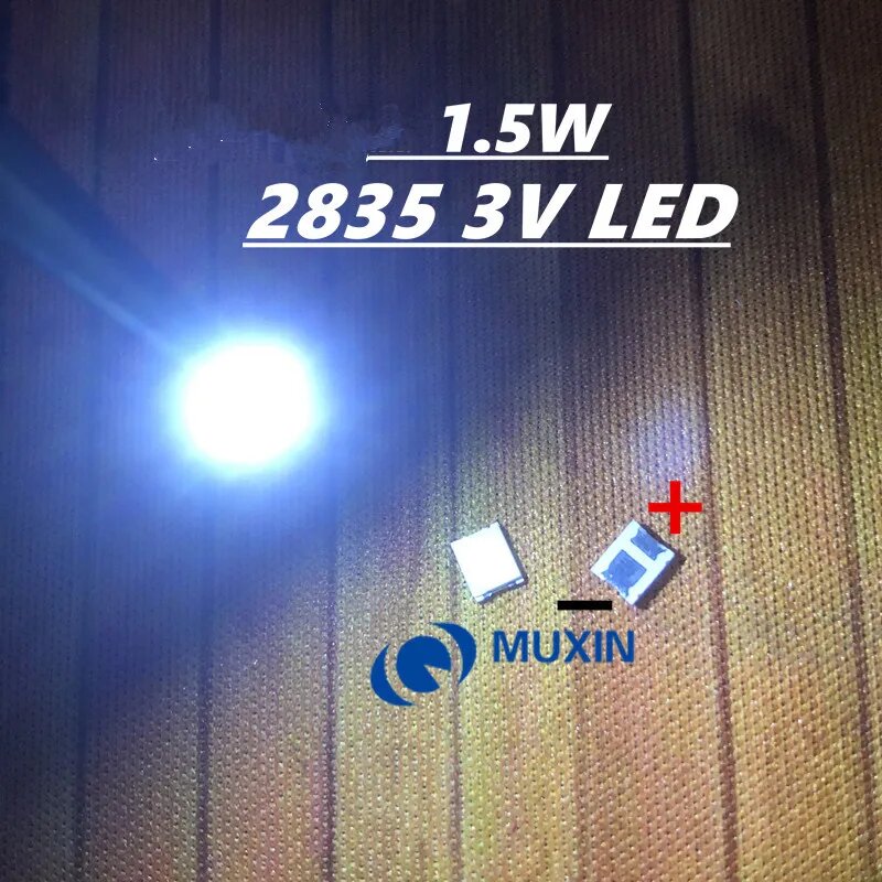Светодиодная подсветка MUXINZILIGHT 2835-1.5W холодного белого цвета 200 шт.