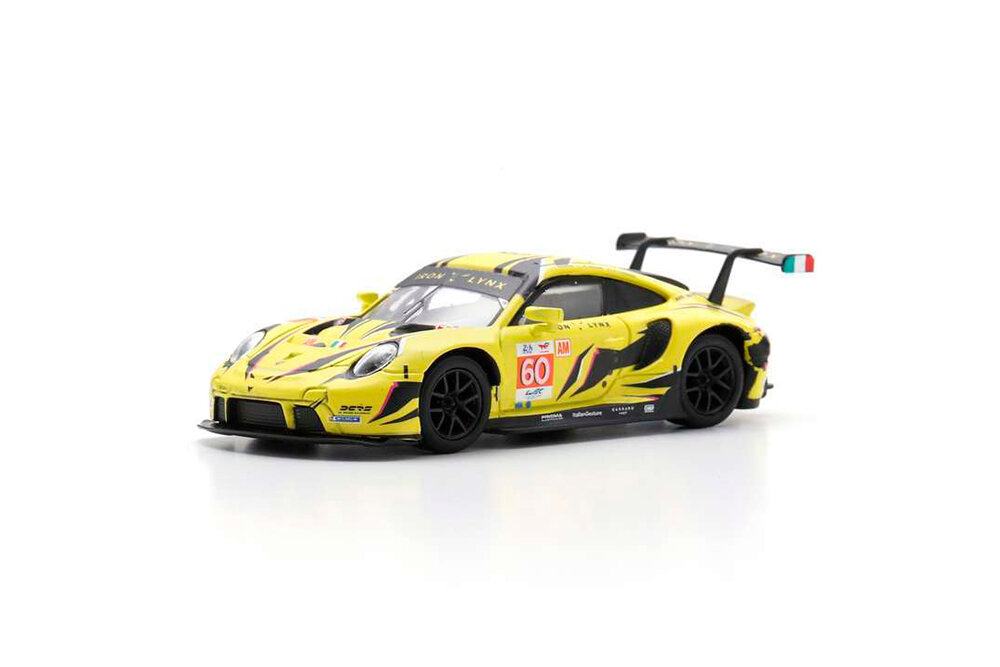 Porsche 911 rsr 19 NO.60 iron lynx le mans 24H 2023 c. schiavoni m. cressoni a. picariello (длина модели 6-10 см)
