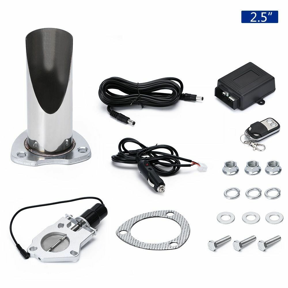 Выхлопной клапан с электрическим глушителем