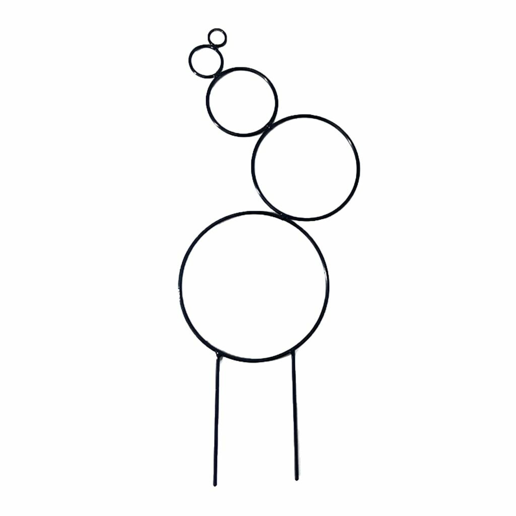 (1 шт.) Круглая альпинистская рамка Creative Circle Plant - черная