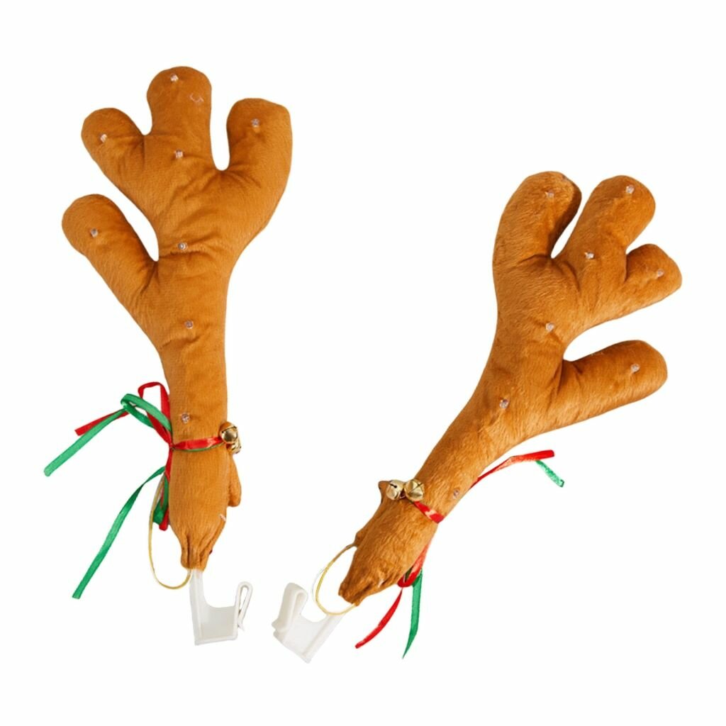 Светящиеся рождественские оленьи рога для автомобиля