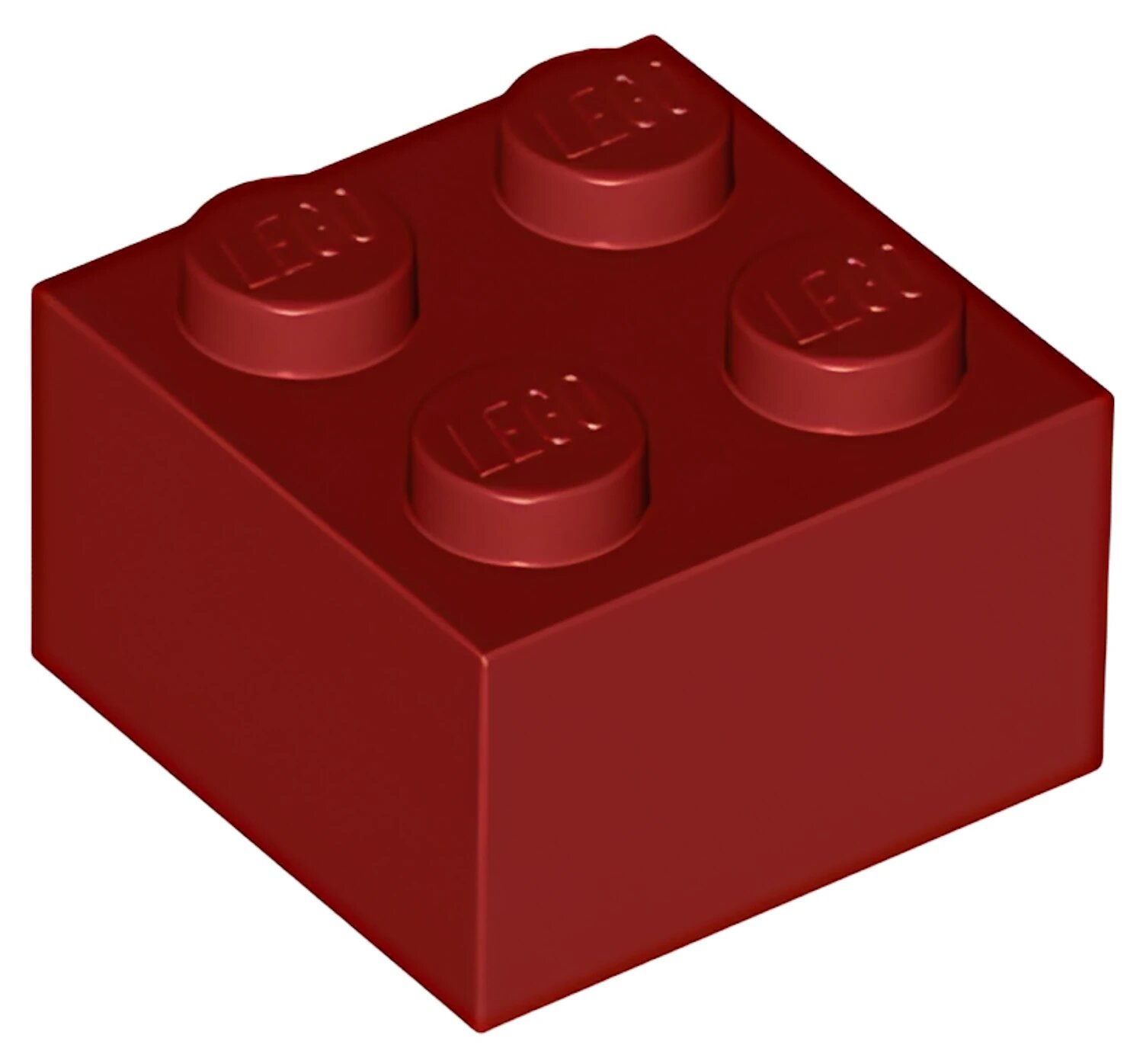 Деталь LEGO Кирпич LEGO Brick 2 x 2 3003 (6223, 35275) Dark Red U
