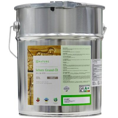 Грунт-антисептик Gnature 870 Schutz Grund-Ol для защиты древесины 10л