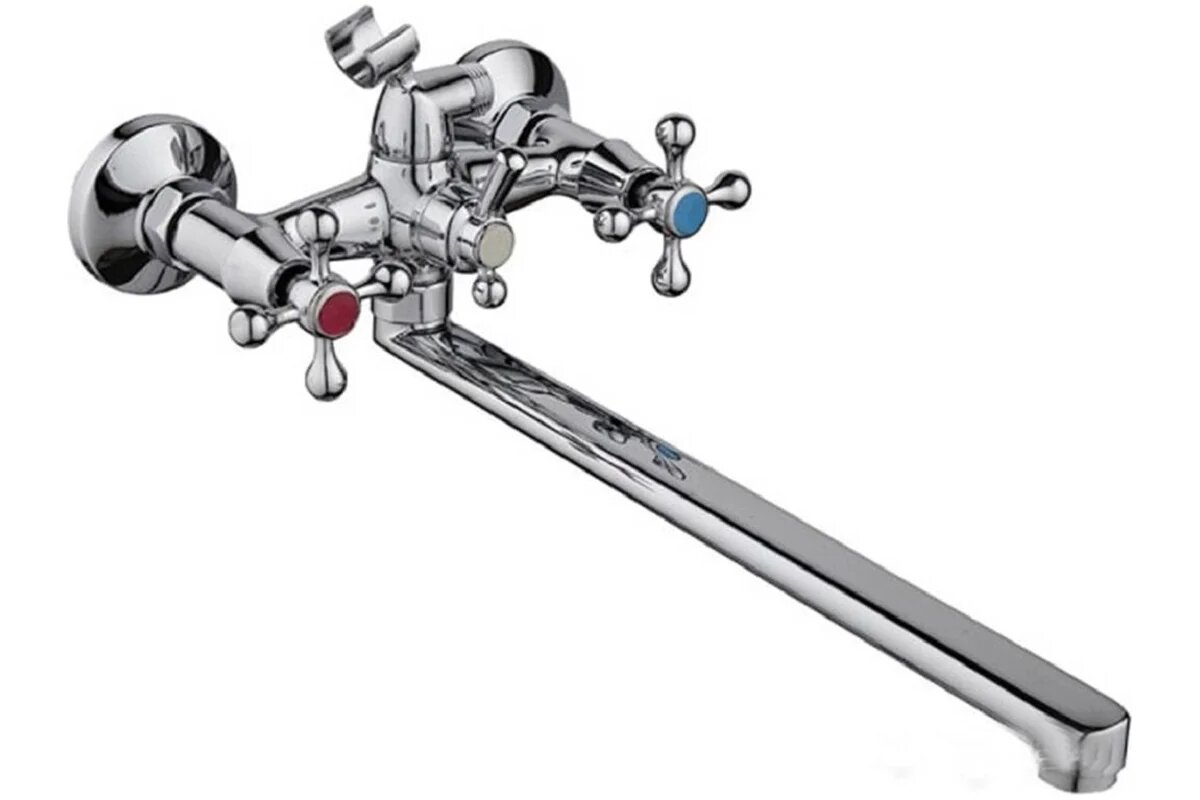 INGROSSO Смеситель для ванны гусак 35 см с керамическим картриджем 222-65-35 УТ-00041649