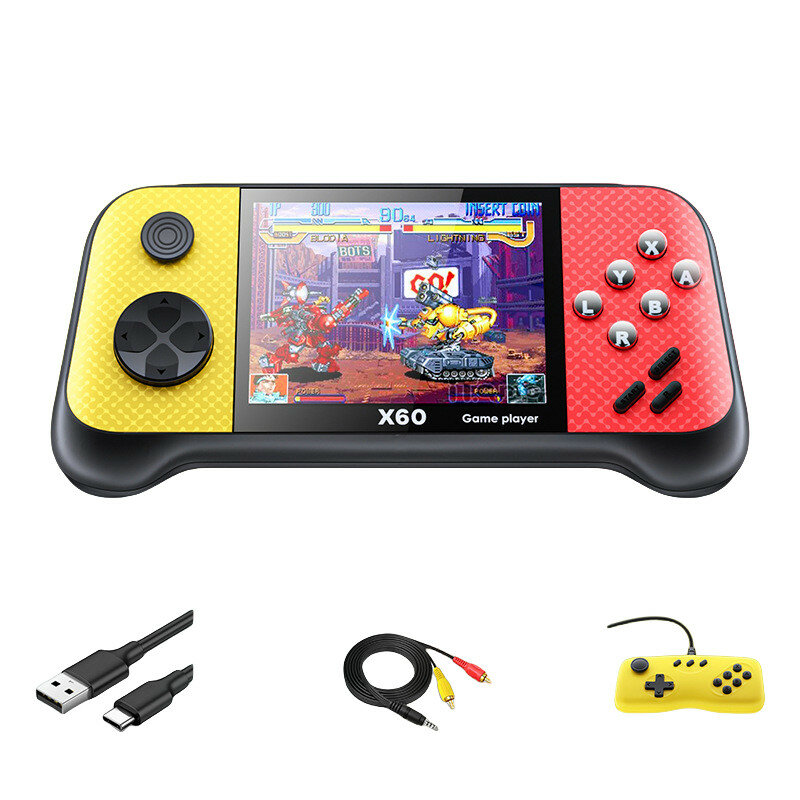 Игровая консоль X60, портативная игровая консоль PSP, Ретроконсоли С одной ручкой