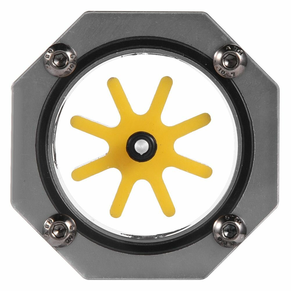 Индикатор потрасходомер СЖО с резьбой G1/4, цвет серый