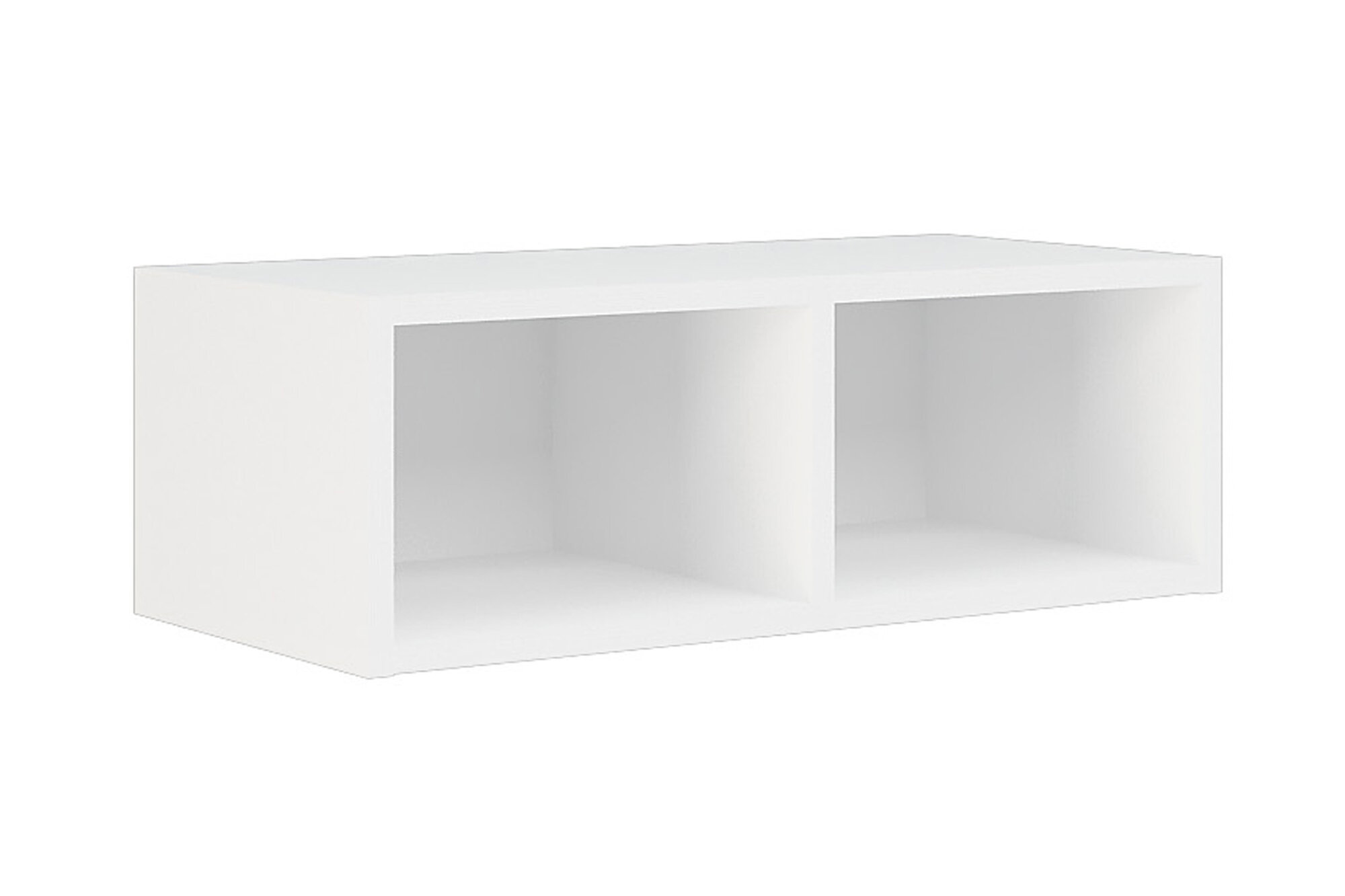Шкаф-полка верхний Нонтон София, 60x28x20.5 см, 2 ячейки, белый