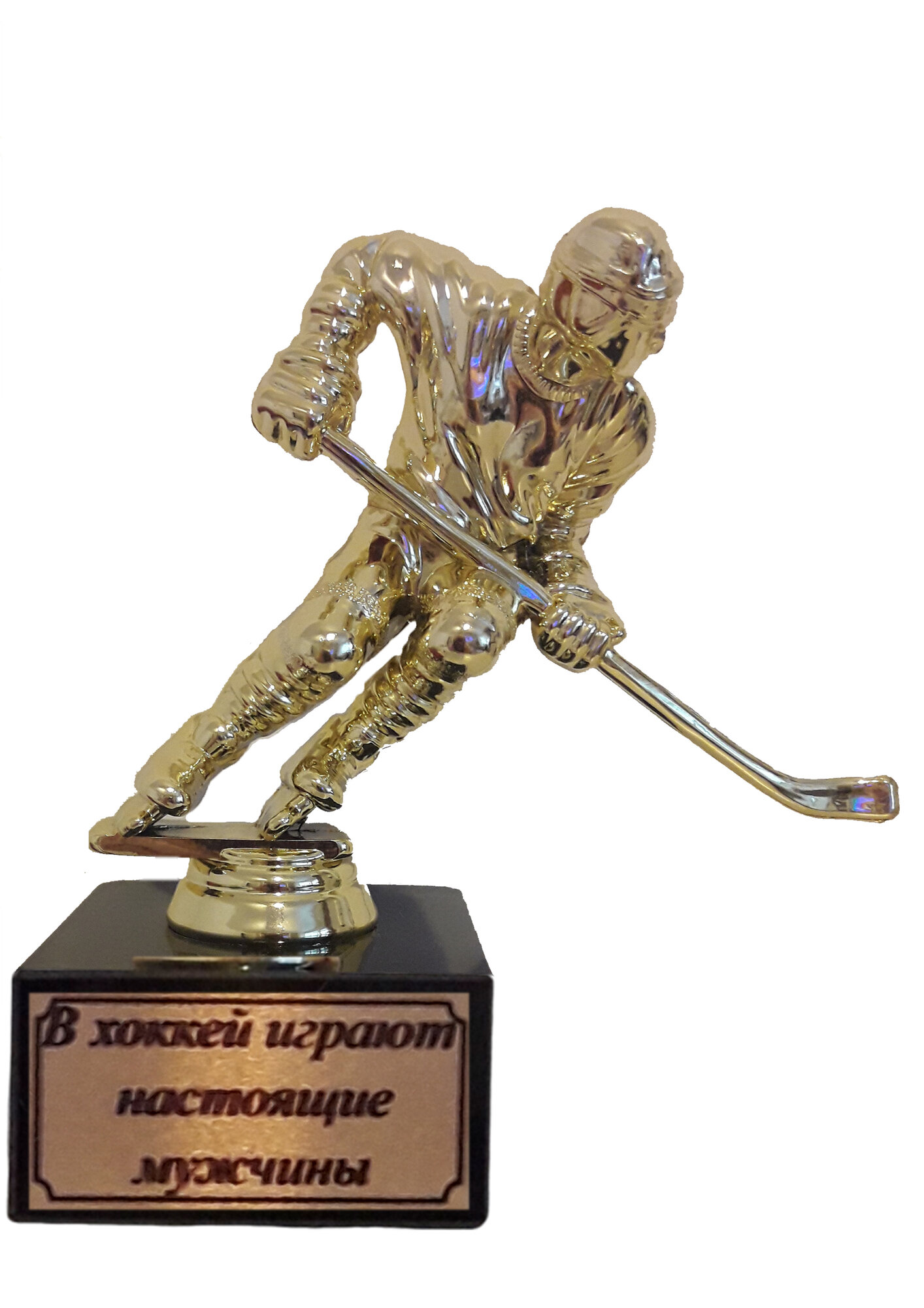Статуэтка хоккей играют настоящие мужчины