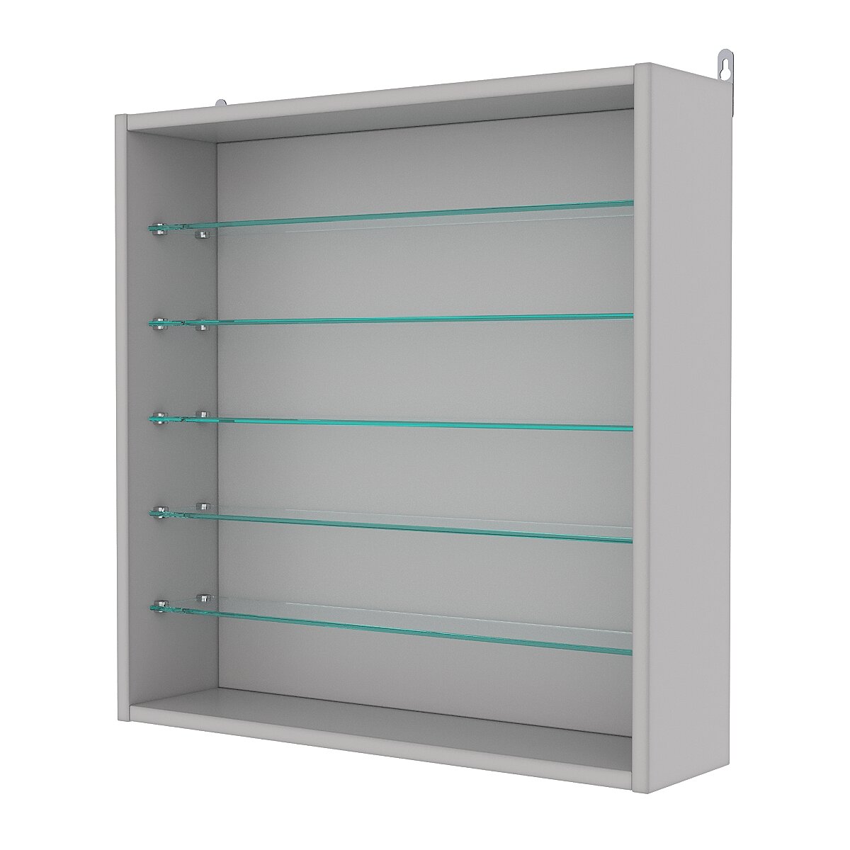 Витрина настенная №1-5Г, Серый. Производитель товара - компания Westcom.