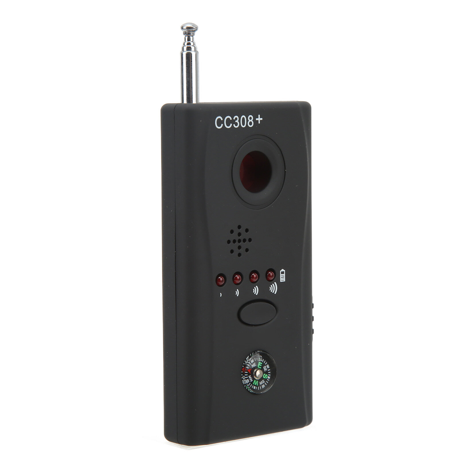 Детектор сигналов беспроводных камер детектор багов 100‑240V EU Plug 1MHz-6500MHz 10cm-10m лазерное обнаружение 5cm-10m электромагнитное обнаружение 450mAh литий батарея ABS материал вес 170g размер 46x92x15mm