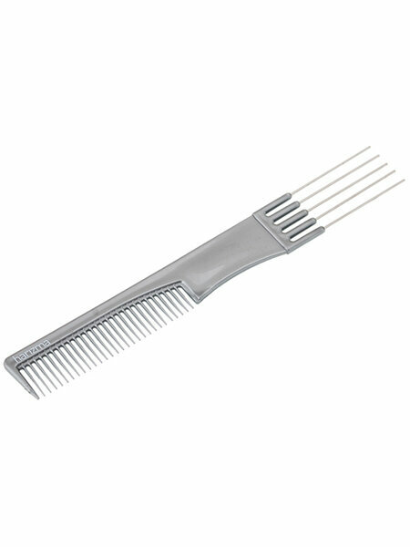 Расческа Harizma, с вилкой для начеса, профессиональная, нейлон