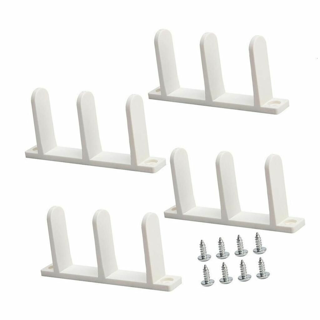 Направляющая для дверей шкафа, металлическая, крепление на стену, Белый