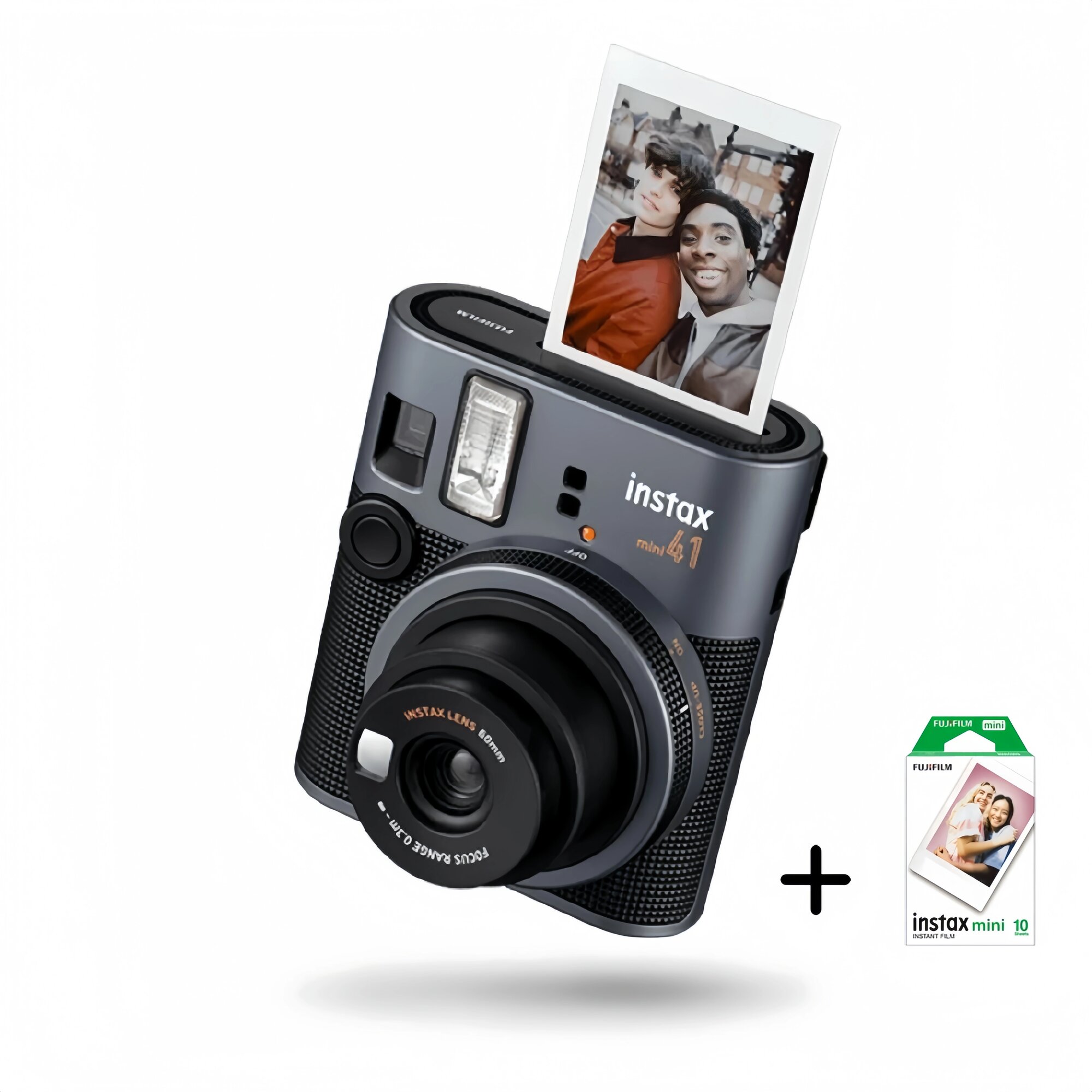 Фотоаппарат моментальной печати Fujifilm Instax Mini 41, (В комплекте 10 листов фотобумаги)