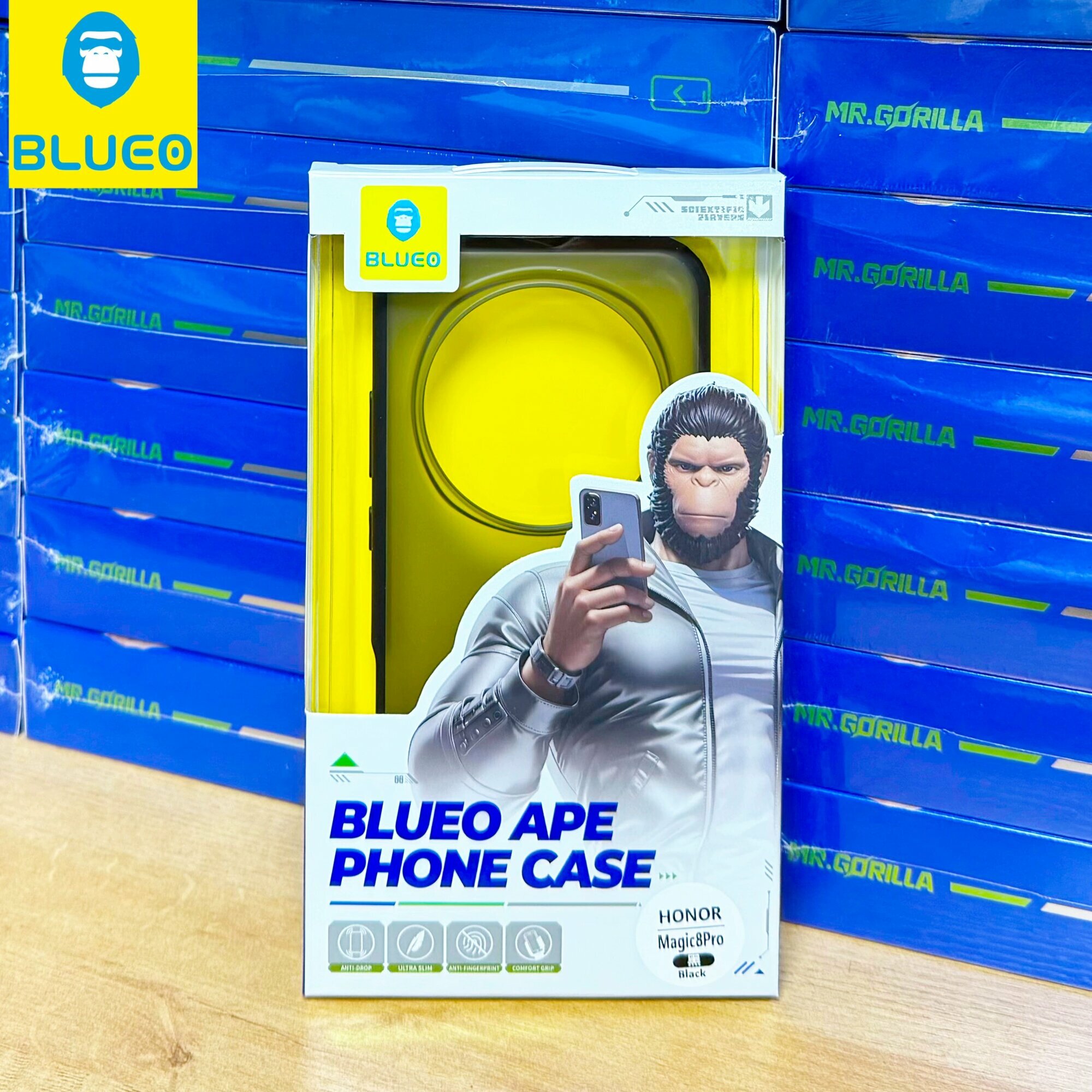Чехол BlueO для Magic7 с армирующим покрытием, матовый черный, полная защита