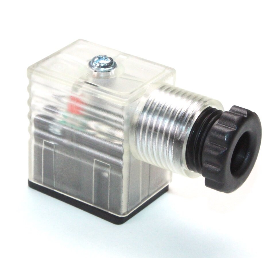 122-701, Разъем соленоида со светодиодом 24V, Camozzi