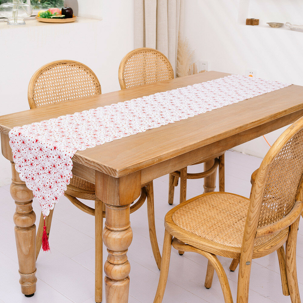 Декоративный флаг для стола stylish christmas с золотой фольгой и звездными узорами, style b