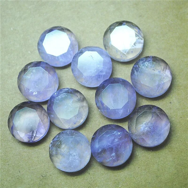 6 шт. кабошоны из аметиста соcharming Round 13mm