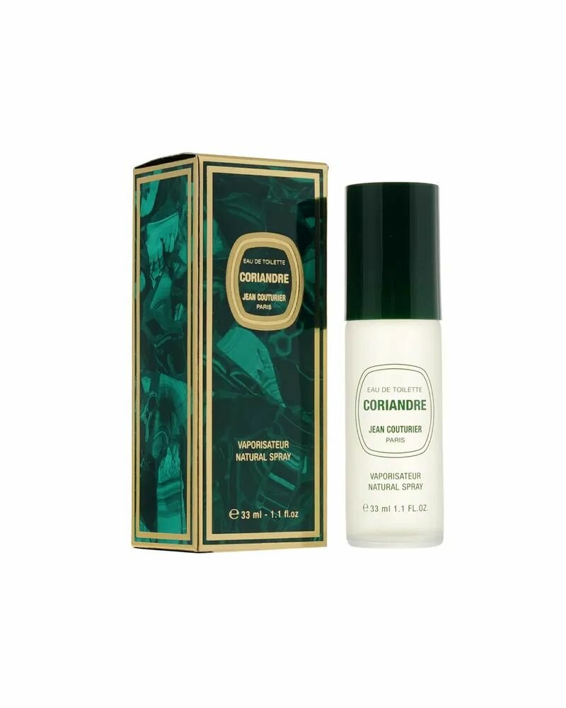 Туалетная вода Jean Couturier "Coriandre", женская, шипровые ноты, 33 мл
