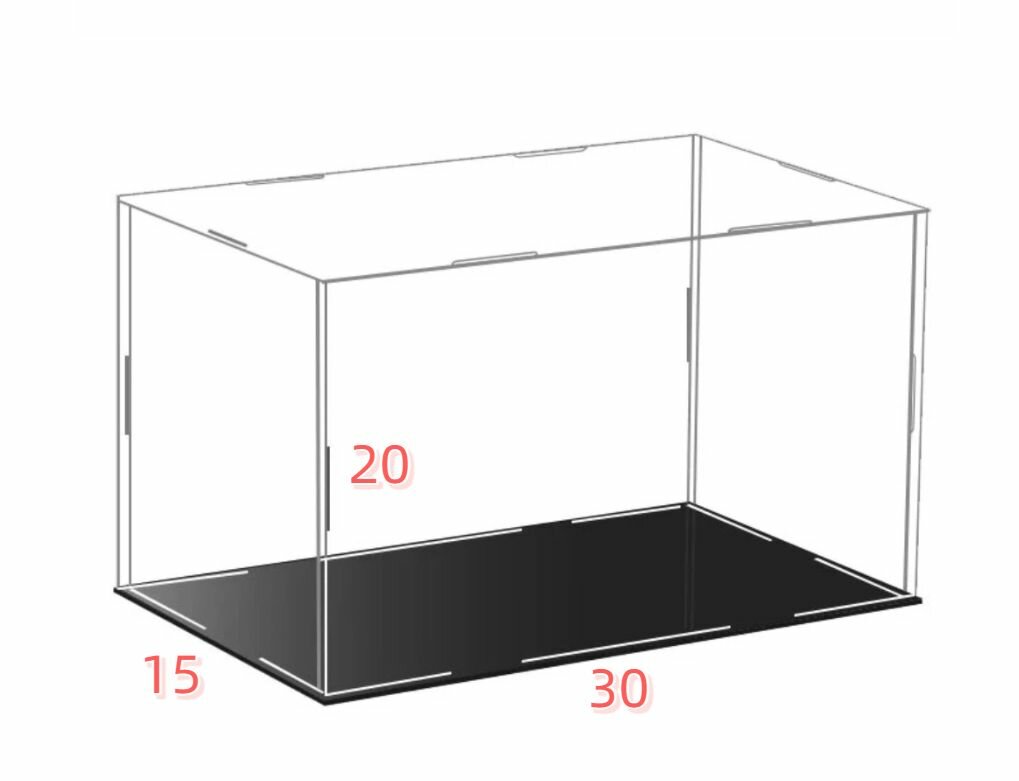 Купол от пыли для румбоксов и сборных моделей 30x15x20 см