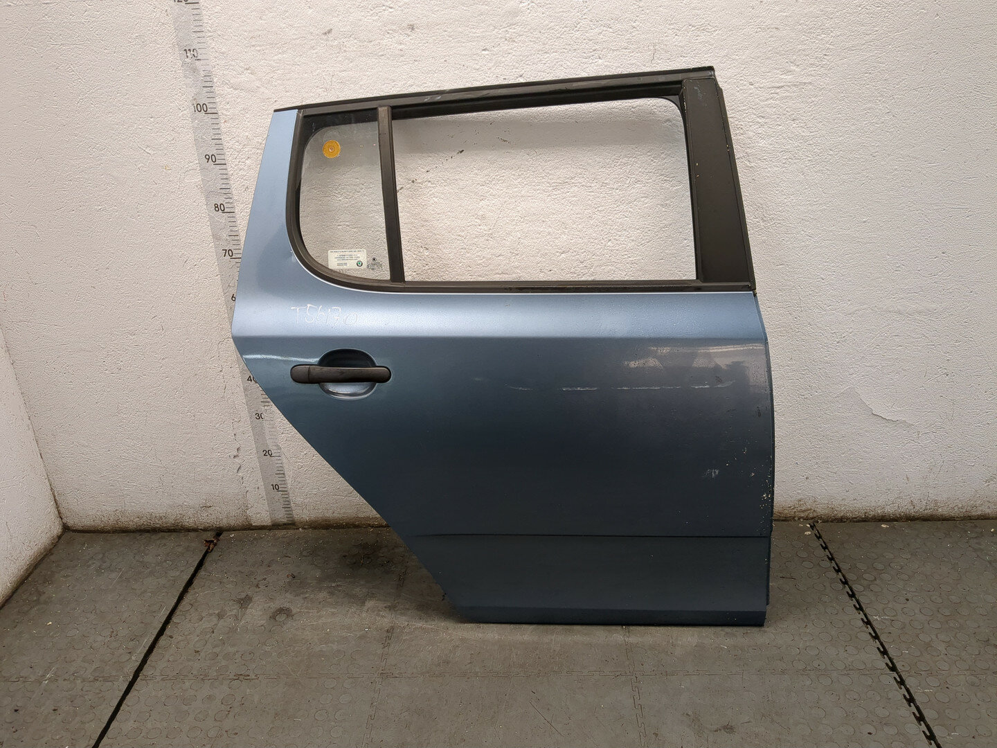 Дверь боковая (легковая) правая задняя Skoda Fabia Б/У