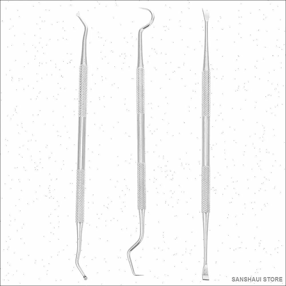 Набор инструментов из нержавеющей стали для ухода за зубами и удаления налёта у домашних питомцев