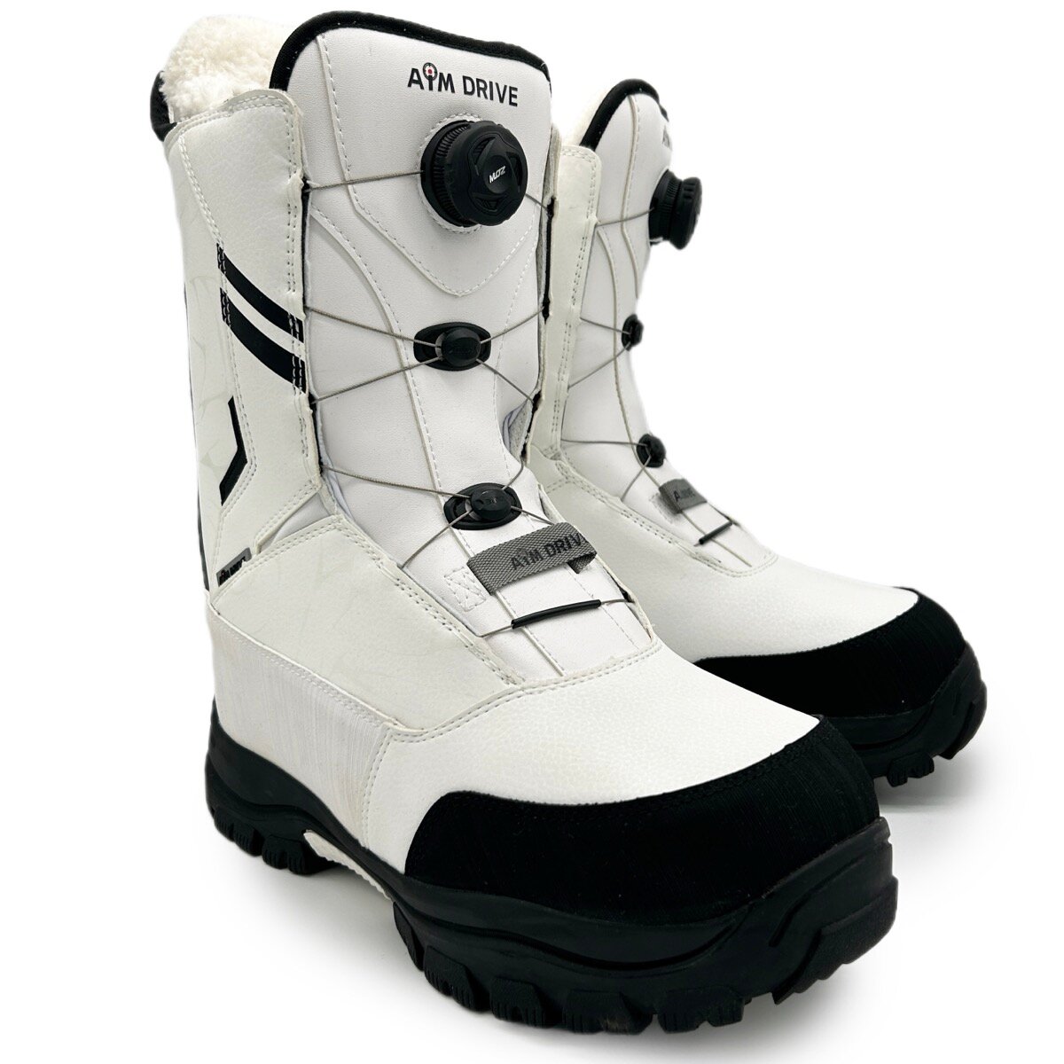 Ботинки снегоходные AIM DRIVE White. 45. Белый-черный