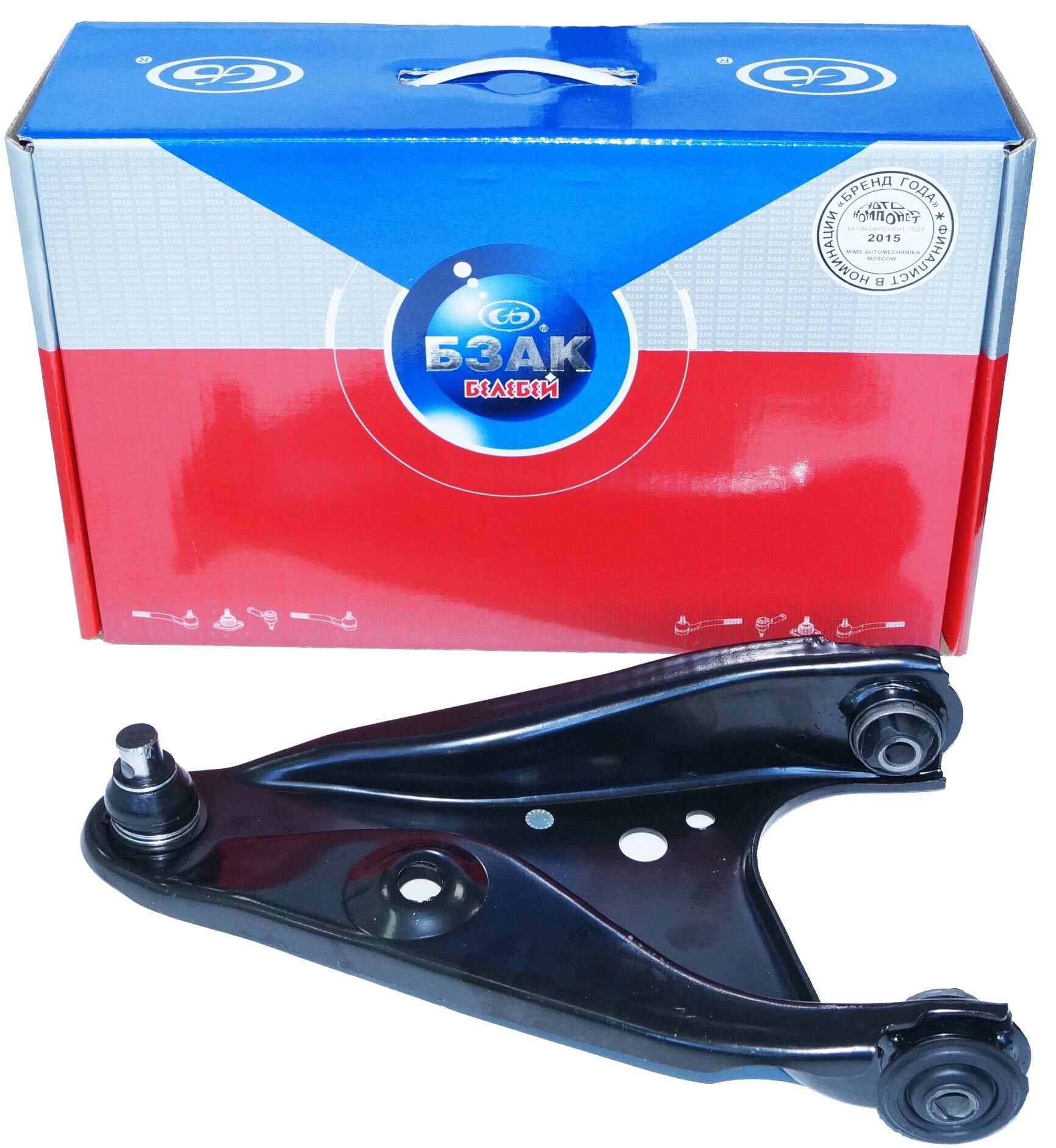 Рычаг Lada Largus 14-, X-Ray; Renault Logan 14-, Sandero Nissan Almera 13- передний BZAK левый