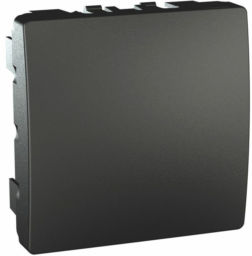 Unica New Антрацит Заглушка 45х45, Schneider Electric, NU586654