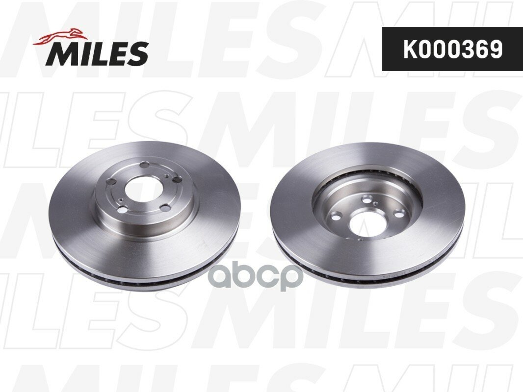 Диск тормозной TOYOTA AVENSIS 1.6-2.4 03- пер. вент. Miles арт. K000369