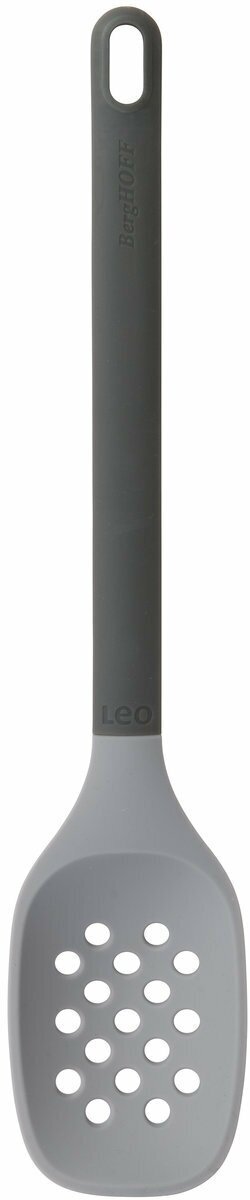 Ложка-дуршлаг BergHOFF "Leo" 3950103, подходит для антипригарных покрытий, серый, 32,5см