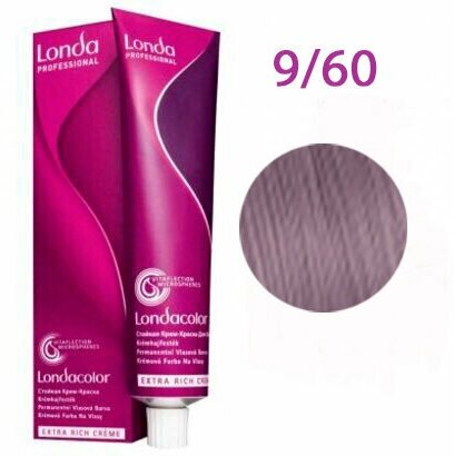 Londa Color стойкая крем-краска, 9/60 очень светлый блондин фиолетовый натуральный, 60мл
