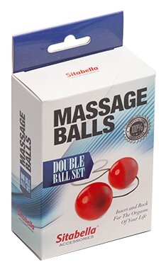 Sitabella Вагинальные шарики Massage Balls (8009), красный