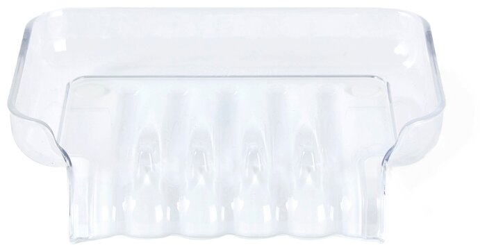 Мыльница на присосках Better Living TRICKLE TRAY прозрачная/белая