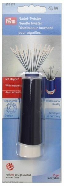 Вращающаяся игольница-тубус с магнитом, пластик PRYM 610291