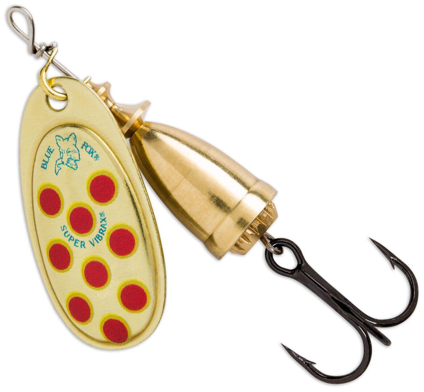 Блесна вращающаяся Blue Fox VIBRAX BFS4/ GYR, вес 10 гр, длина 40 мм