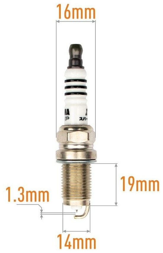 Свеча зажигания Masuma S520IP Iridium + Platinum (IZFR6K13)