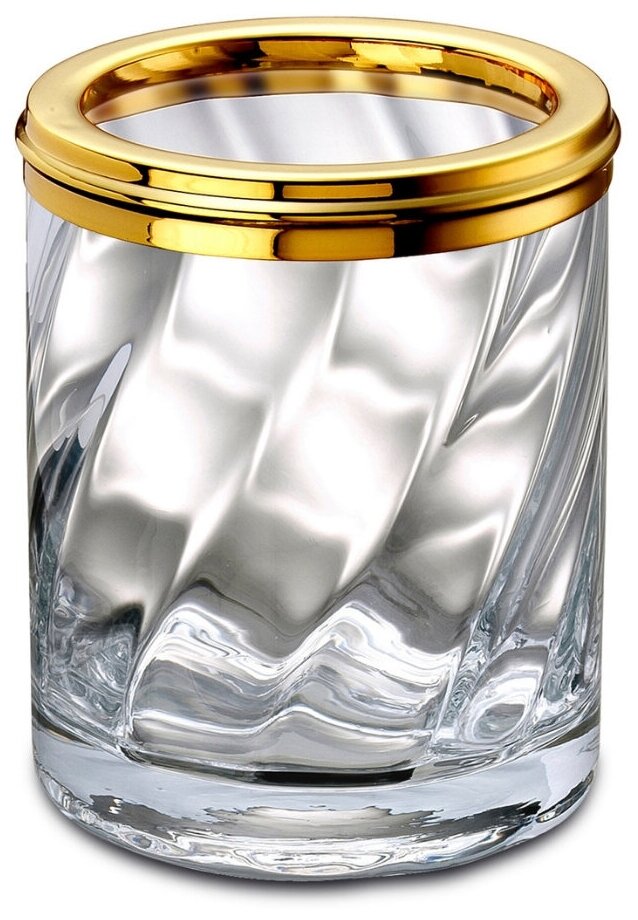 Стакан настольный WINDISCH SPIRAL 91804O золото d105h125