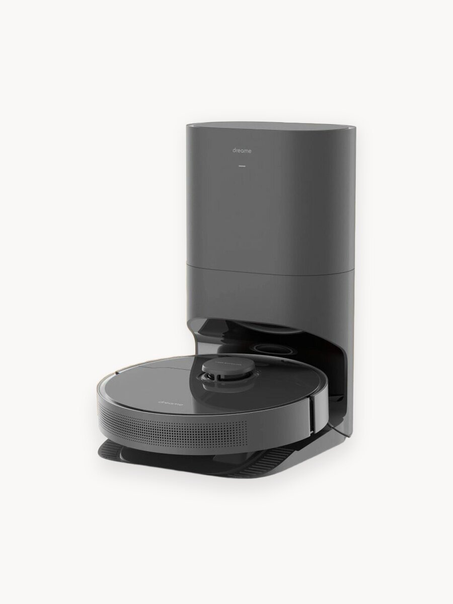 Робот-пылесос Dreame DreameBot Robot Vacuum and Mop D10s Plus, объем пылесборника 0,4 л, время автономной работы 280 мин, 4 режима работы, черный, RU-версия