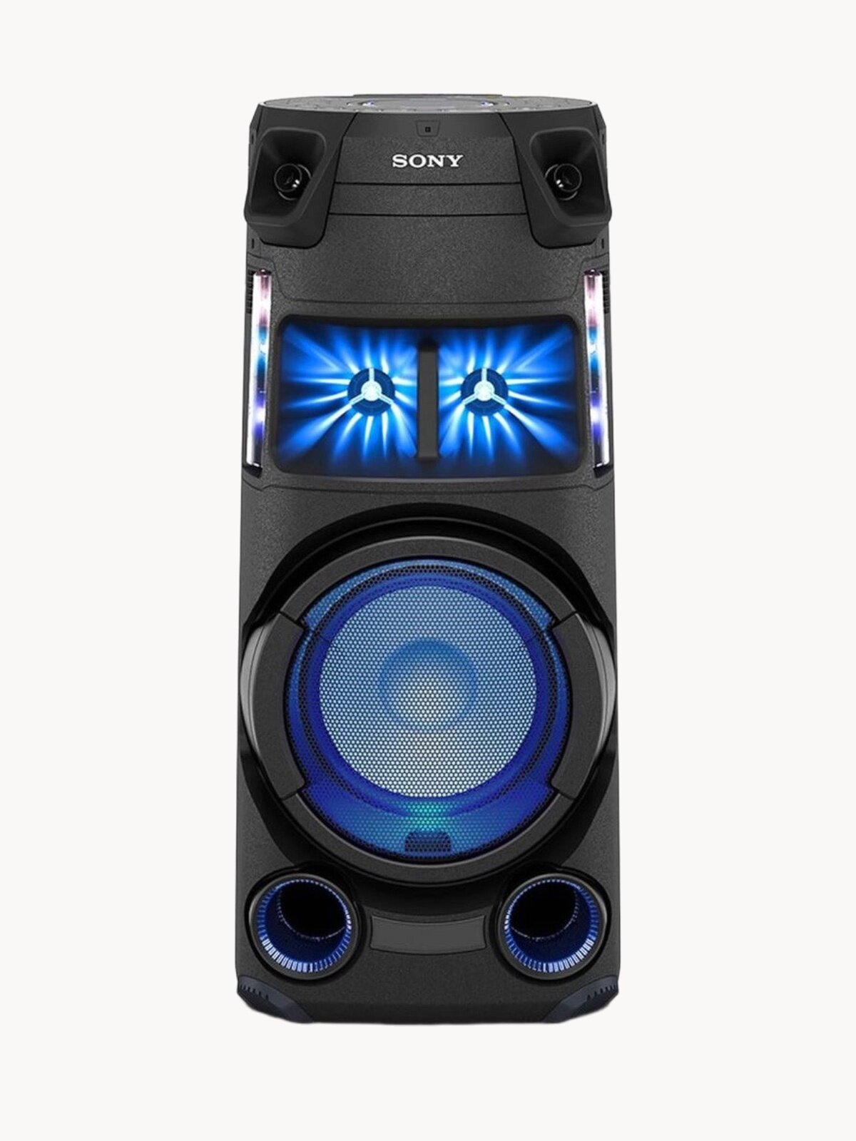 Музыкальный центр Sony MHC-V43D, с караоке, Bluetooth, FM, USB, CD, DVD, черный,