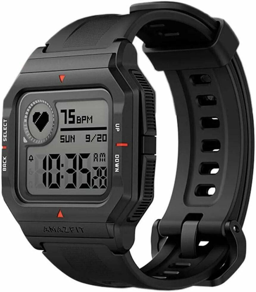 Смарт-часы Amazfit Neo, черный, 1,2" всегда включенный экран, водонепроницаемость до 3 м, 3 режима — фото 1
