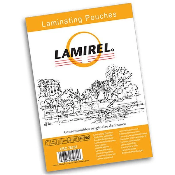 Lamirel <78767> пакеты для ламинирования (85x120мм, 125мкм, уп. 100 шт).